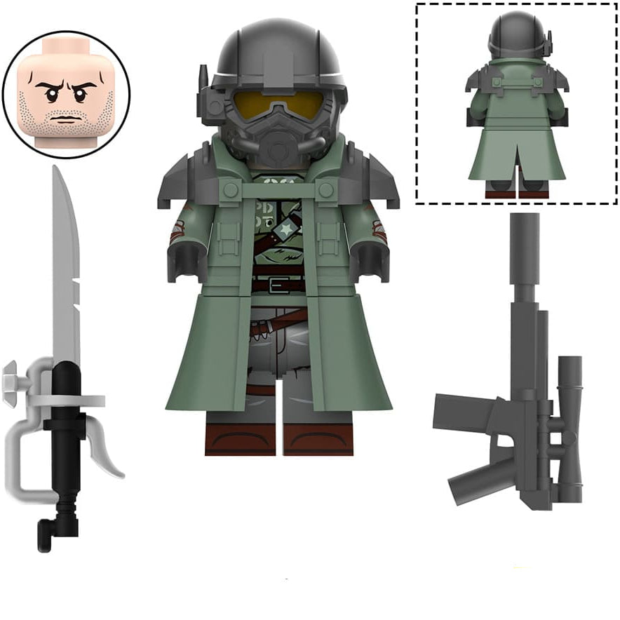 Riot Ranger Custom Fallout Minifigure – LittleBlockShop