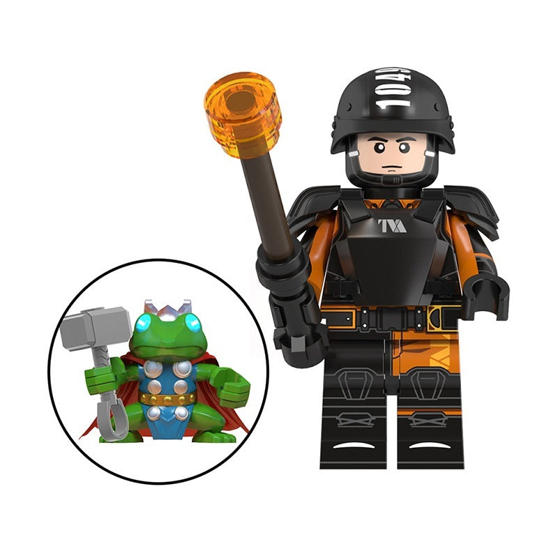 TVA Agent Custom Marvel Superhero Minifigure | LittleBlockShop