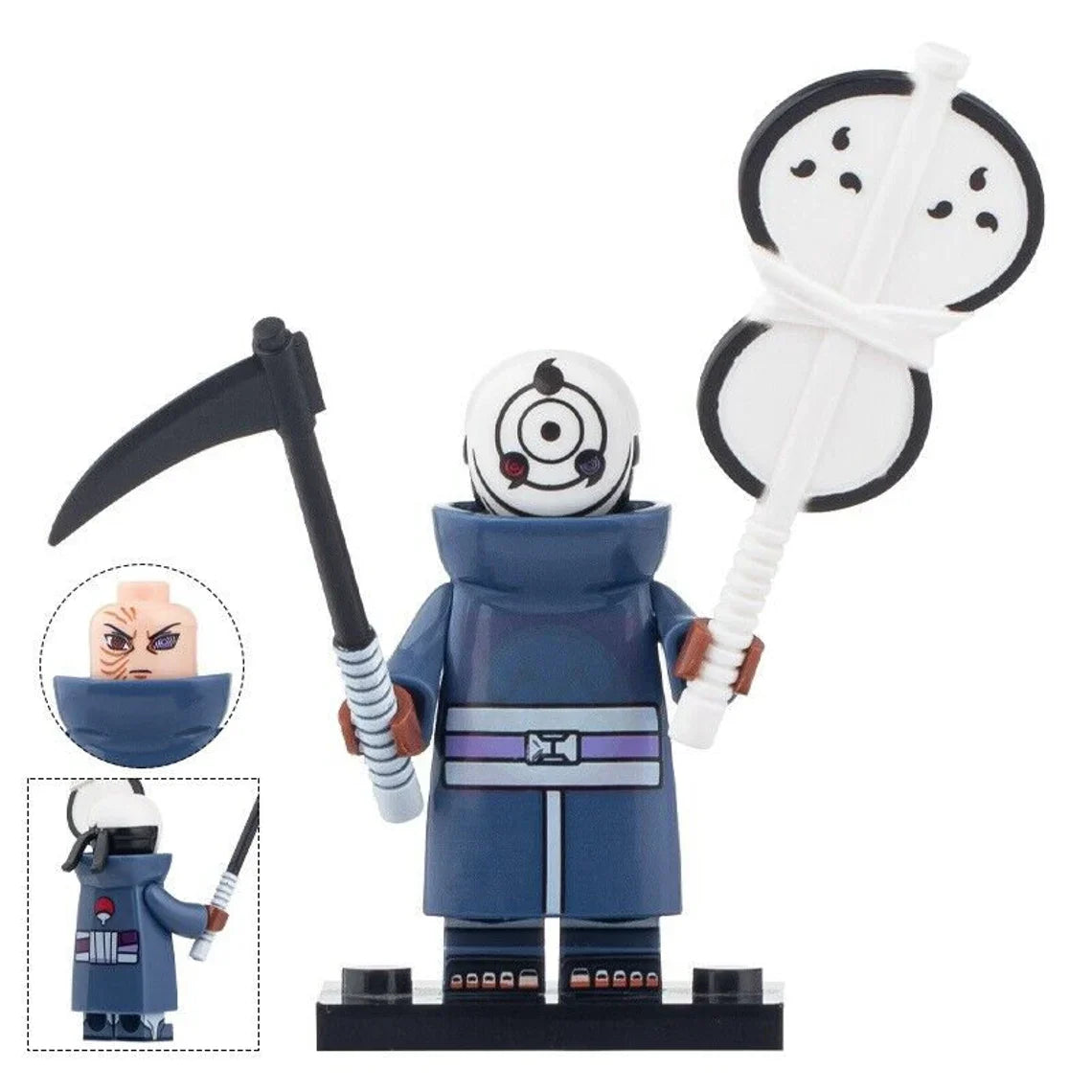 Obito Uchiha from Naruto Custom Minifigure – LittleBlockShop