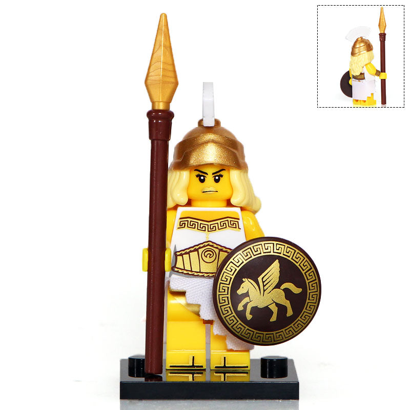 Buy Athena Greek Mythology Minifigure | Custom LEGO-Compatible Minifig ...